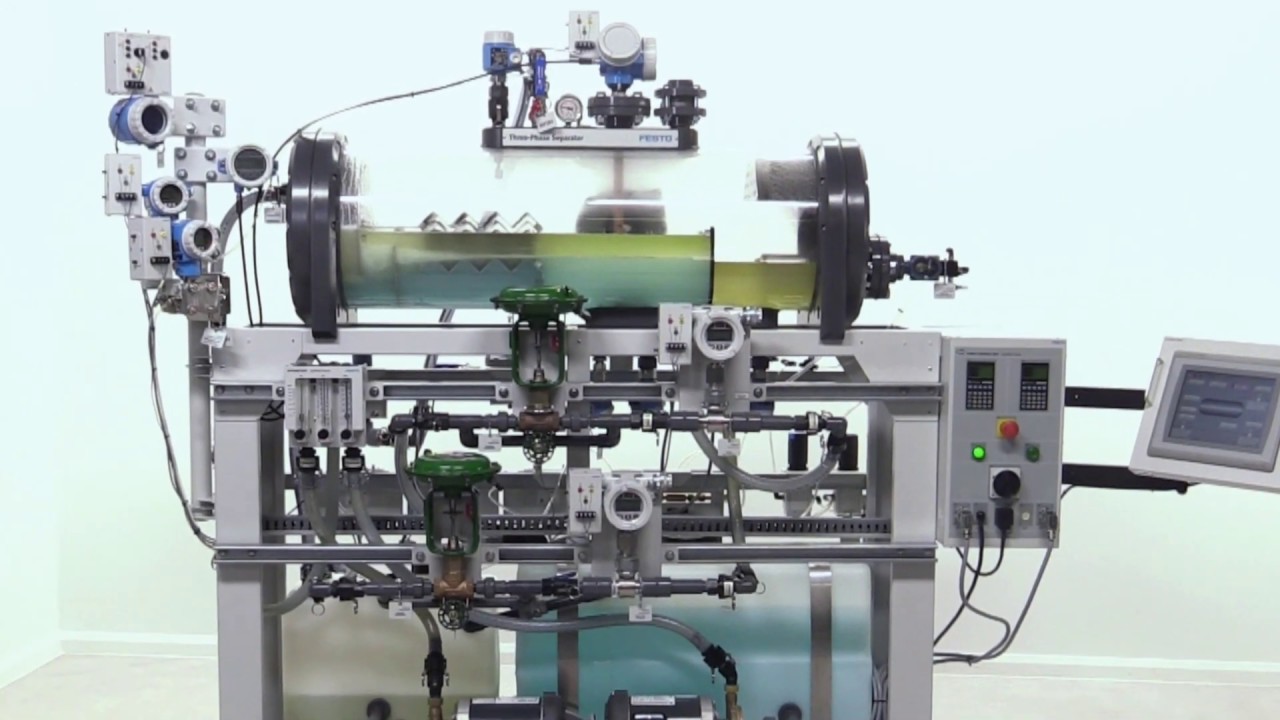 Three Phase Separator Festo Didactic - YouTube