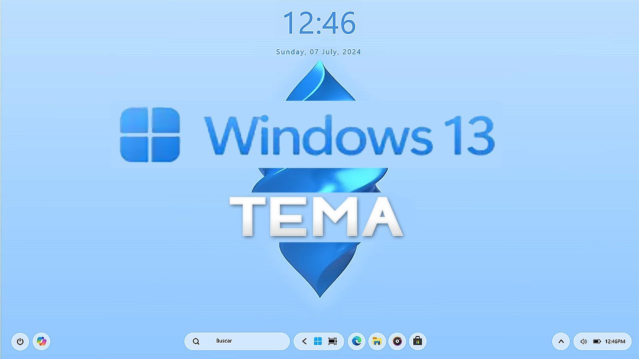 Tema Windows 13 Concept para Windows 10 y 11 - YouTube