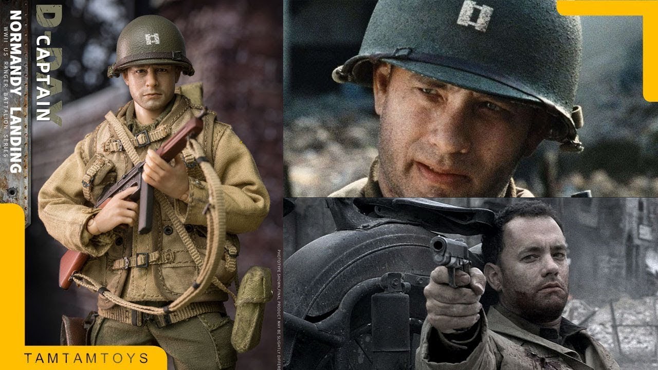 1/12 Scale Crazy Figures Captian Miller Tom Hanks Figure Review - YouTube