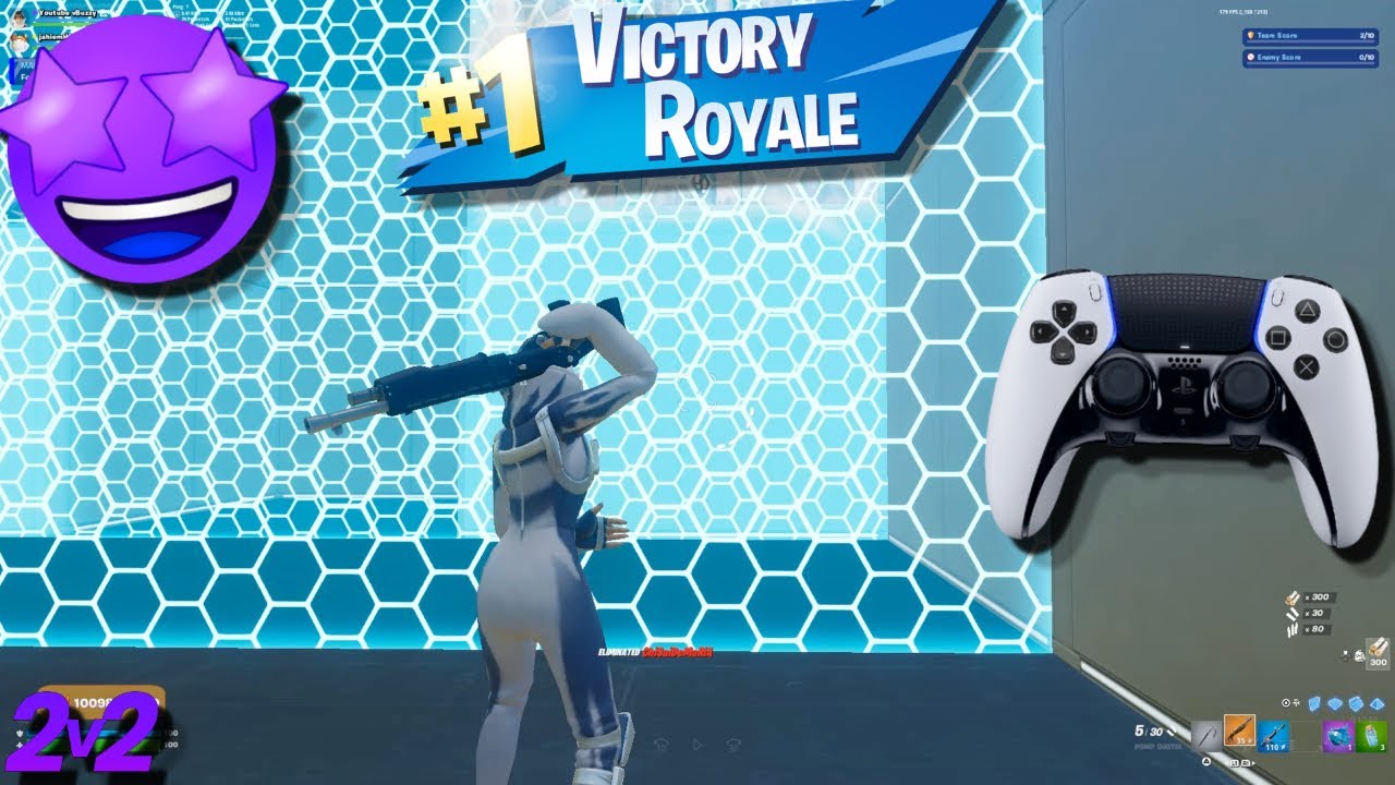 PS5 Controller 🤩 Fortnite Piece Control 2v2 🧩 Gameplay 🏆 (240FPS ...