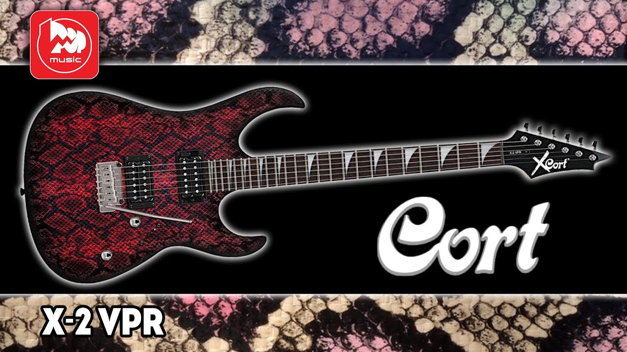 Красивая электрогитара CORT X-2 VPR DRS - YouTube