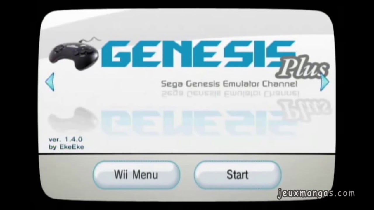 Jouer aux Roms Megadrive et aux Isos Mega CD sur Wii avec GenPlus GX ...
