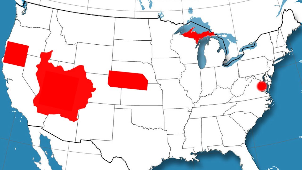 10 US States That ALMOST Existed - YouTube