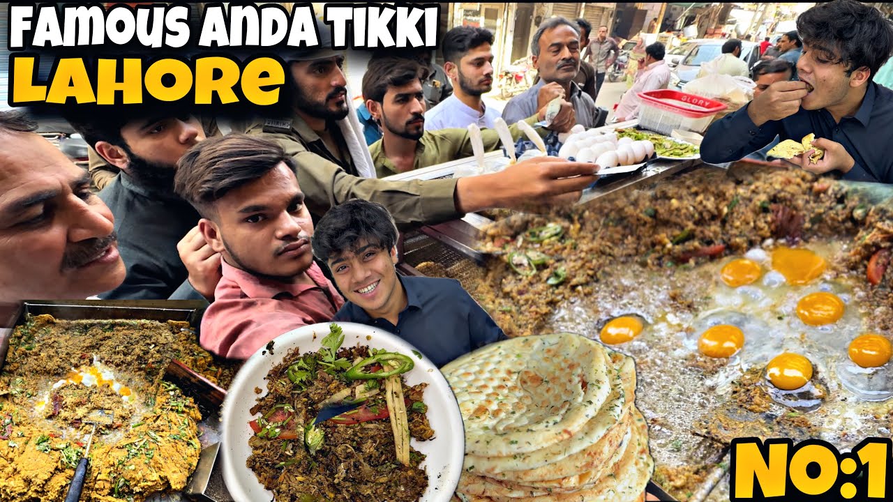 LAHORE KI SAB SE FAMOUS ANDA TIKKI - KING BURGER CHICKEN AND DAAL TIKKI ...