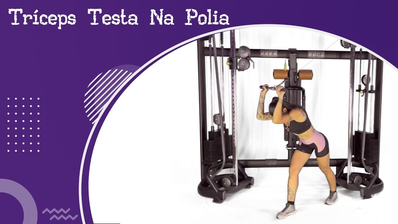 Tríceps Testa Na Polia - YouTube