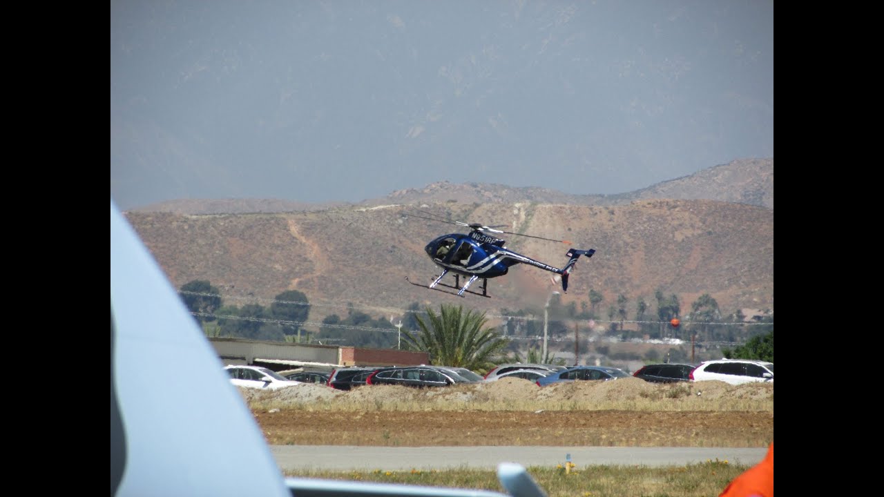 Riverside Police Department Helicopter Air1 Demo at 2015 Airshow - YouTube