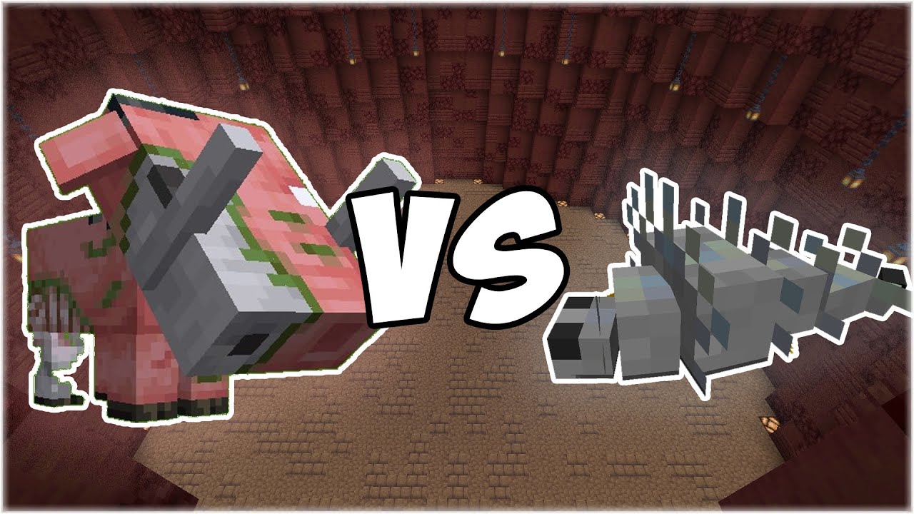 Baby Zoglin vs Silverfish - Minecraft Mob Battle - YouTube