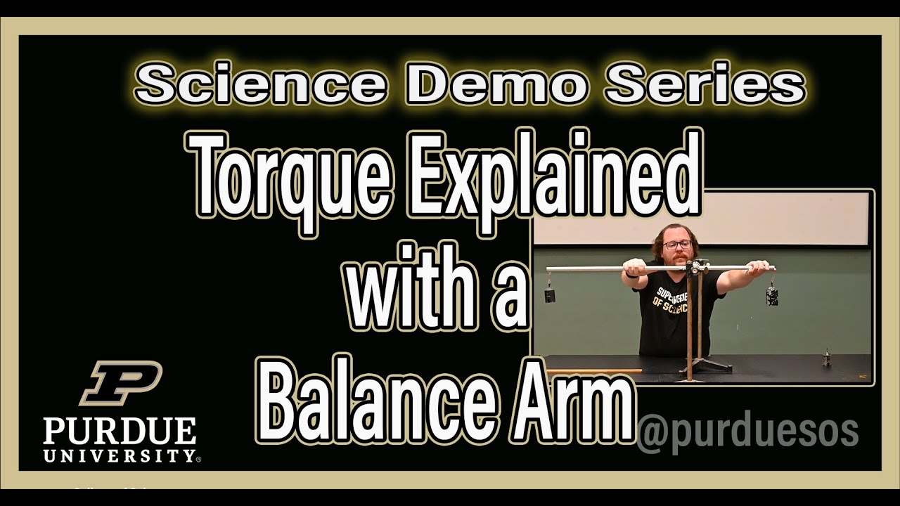Torque Explained with a Balance Arm - YouTube