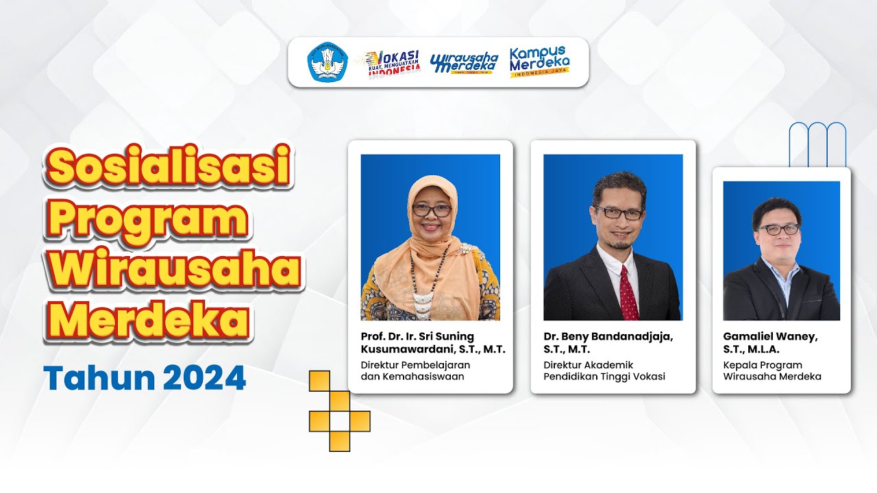 Sosialisai Program Wirausaha Merdeka Tahun 2024 Bersama Perguruan ...