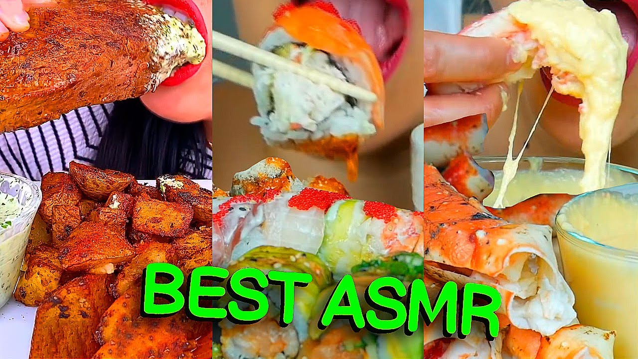 Compilation Asmr Eating - Mukbang, Lychee, Minee Eats, Jane, Sas Asmr, ASMR Phan, Hongyu | Part ...