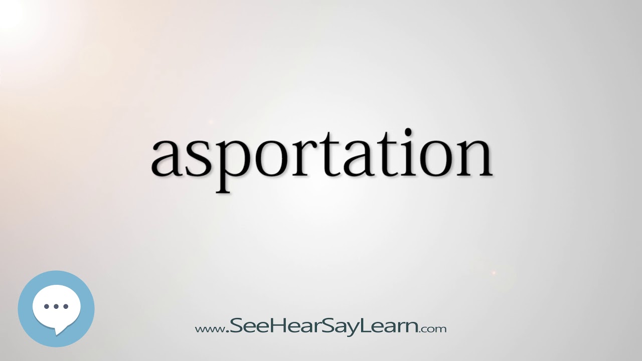 asportation - YouTube