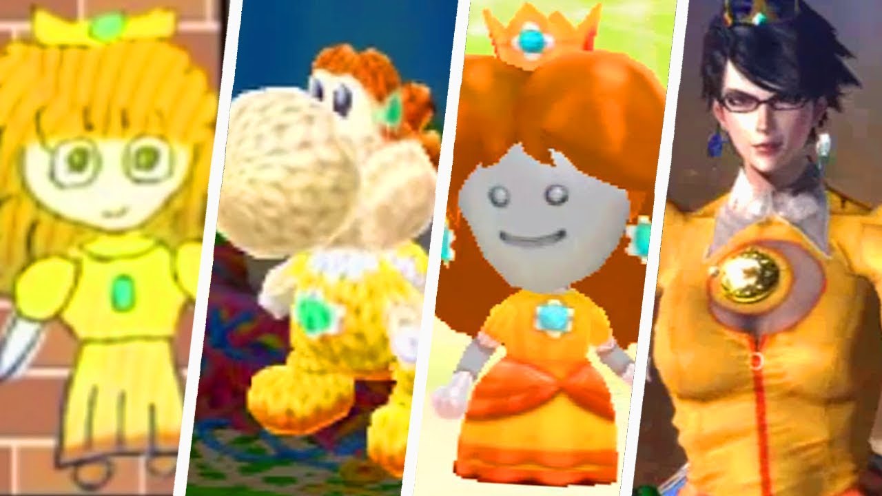 Evolution of Princess Daisy Easter Eggs & References (2001 - 2019 ...