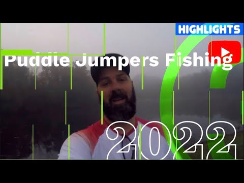 GIANT BASS ALERT!!!!!! Puddle Jumpers Fishing 2022 Highlights - YouTube