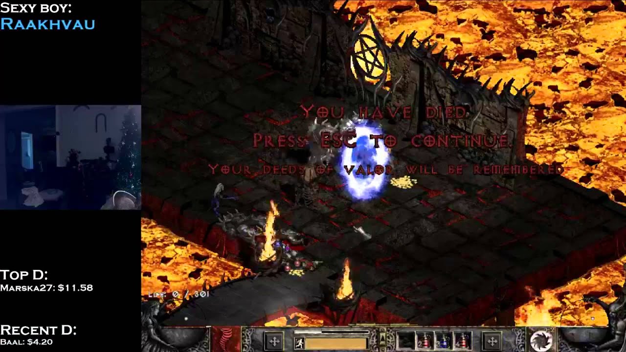 Diablo 2 - Quinn69, Streamer Dies Hardcore First Time - YouTube