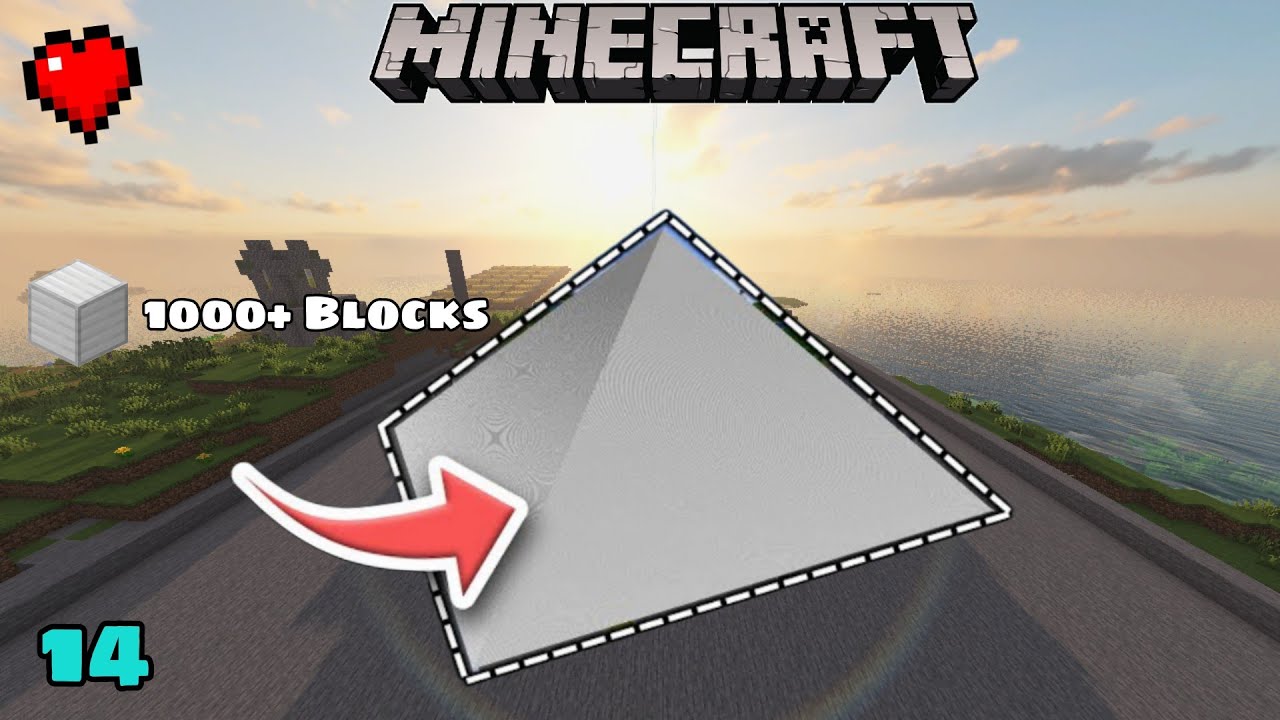 I Make Biggest Beacon 1000+ Iron Block Used 😱| In My World Survival ...