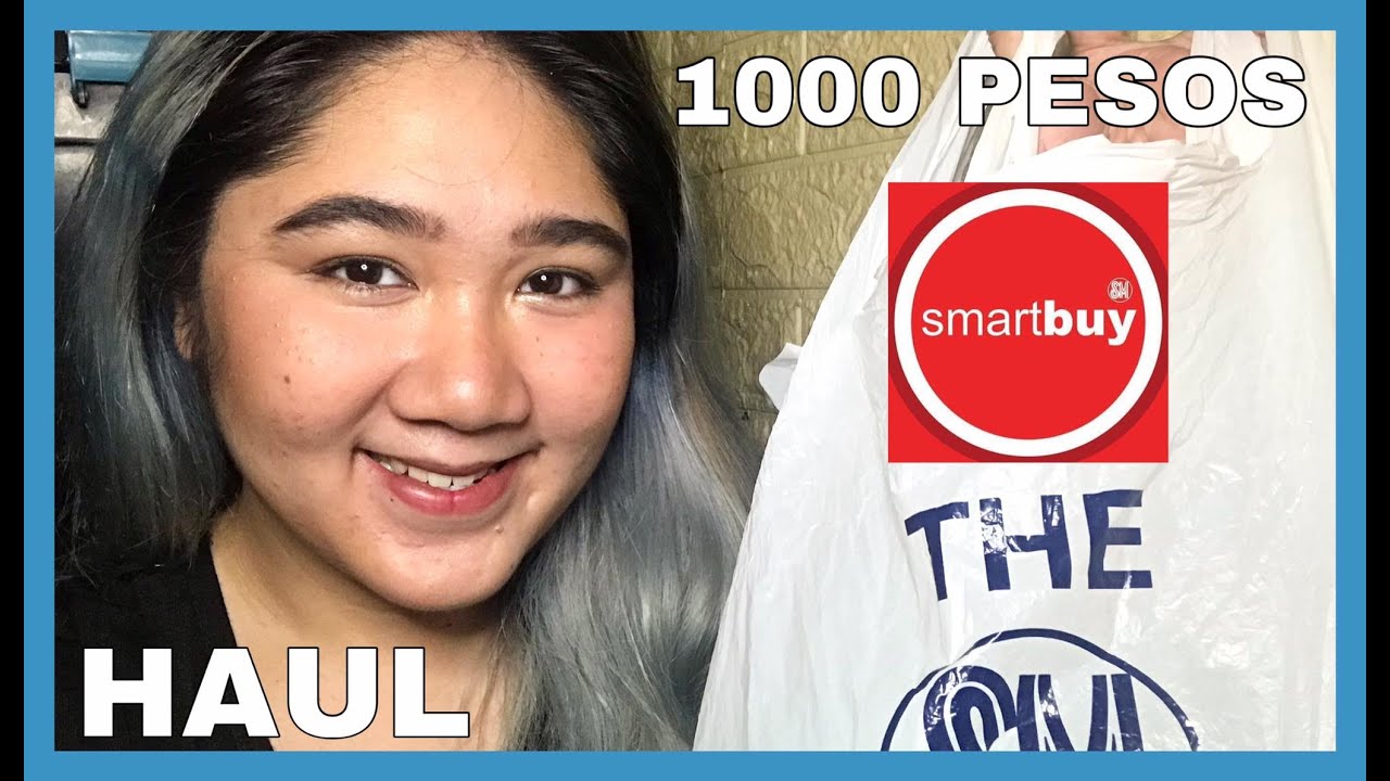 1000 Pesos SM Dept Store SMARTBUY Haul | sharleen garcia - YouTube