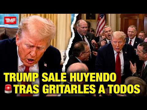 🚨 Caos en el Capitolio! Trump Irrumpe Violentamente y le Grita Senadores Republicanos!!