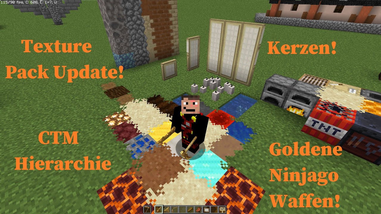 Texture Pack Update! CTM Hierarchie und die Goldenen Waffen aus Ninjago ...