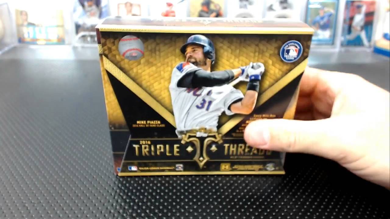 World Series Squares Promo 2016 Topps Triple Threads Baseball Dual Box ...