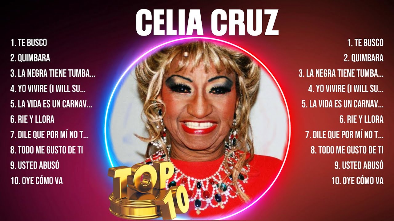 Celia Cruz ~ Greatest Hits Full Album ~ Best Old Songs All Of Time ...