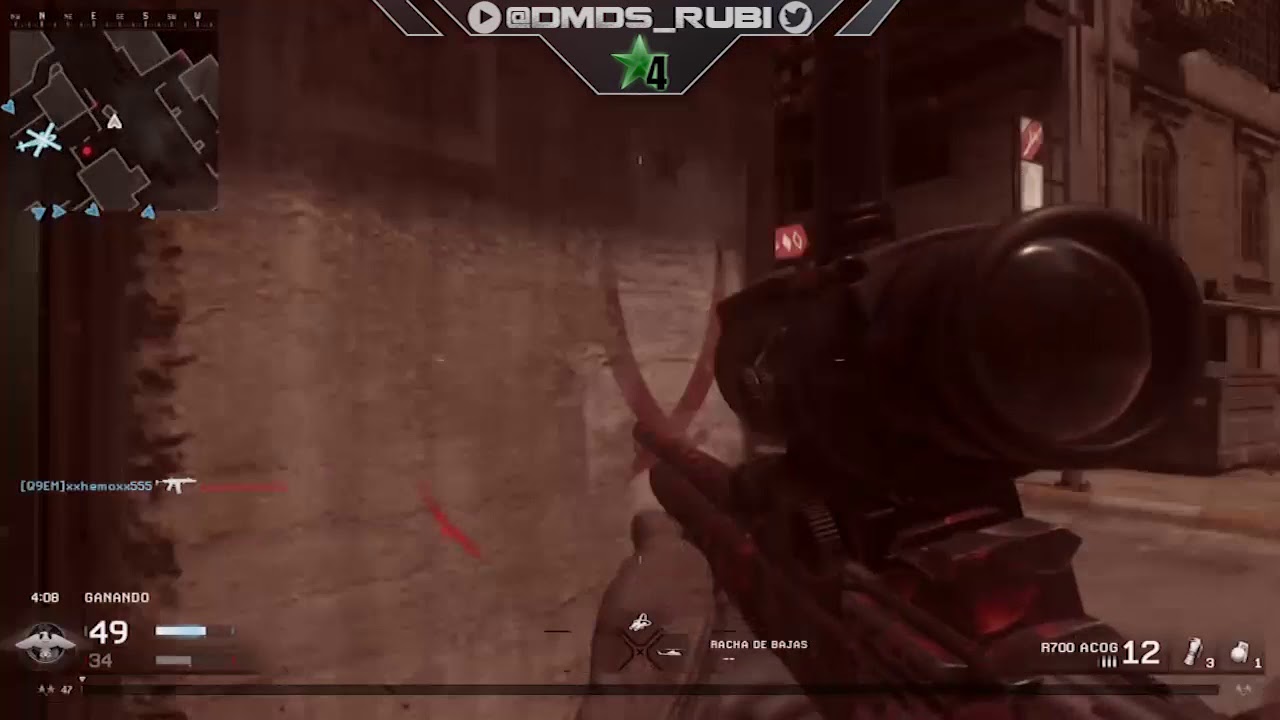 Seguimos con R700 ACOG!! - RT Real Snipers CoD4: MWR #44 - DMDS_Rubi ...