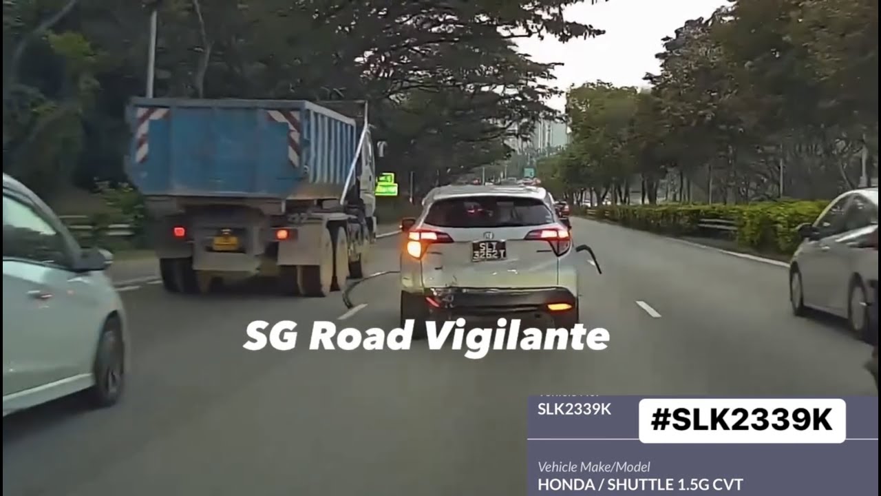 3aug2023 tpe #SLK2339K honda shuttle lane changing hit & run on honda ...