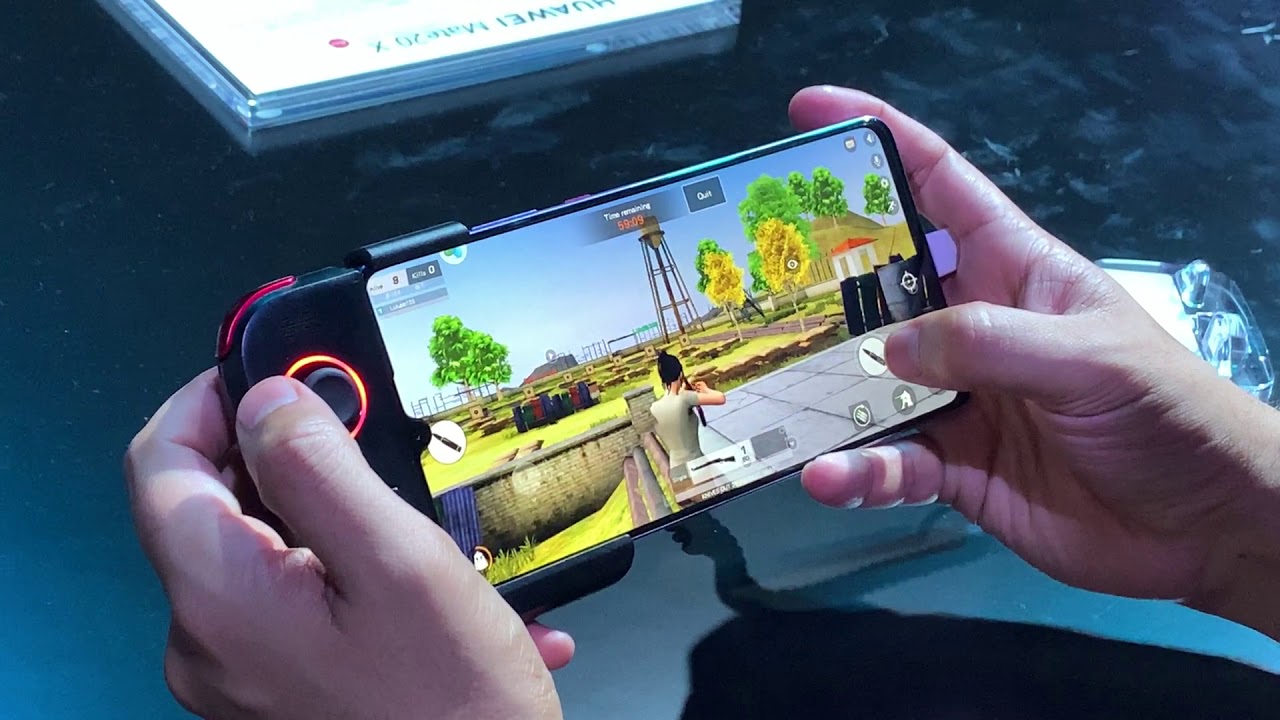 HUAWEI Mate 20 X 搭配外接遊戲控制器 - YouTube