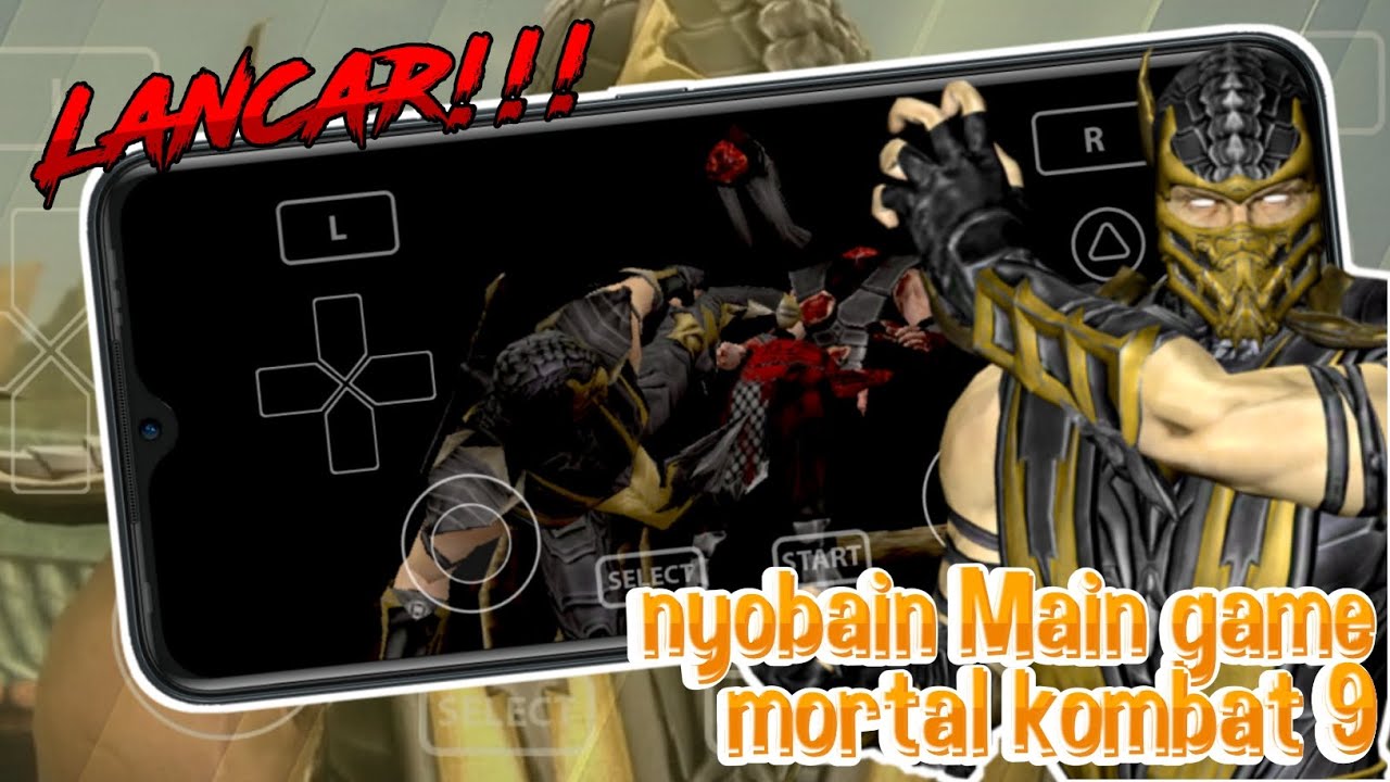 test main game mortal kombat 9 di hp kentang || vita3k || Berak Gaming ...