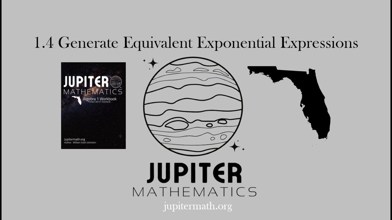 1.4 Generate Equivalent Exponential Expressions - YouTube