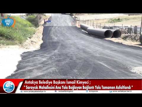 Saraycık Mahallesini ana yola bağlayan bağlantı yolu tamamen asfaltlandı