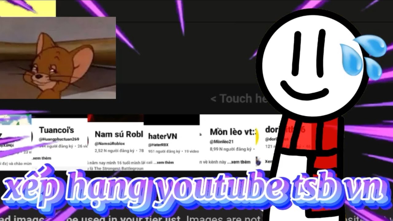 Tôi xếp hạng những youtube tsb vn ☠️🙏💦 ( P1 ) - YouTube