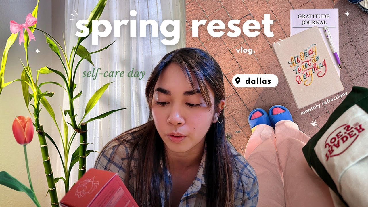spring reset 💐 | cleaning + organizing, monthly reflections, studying ...