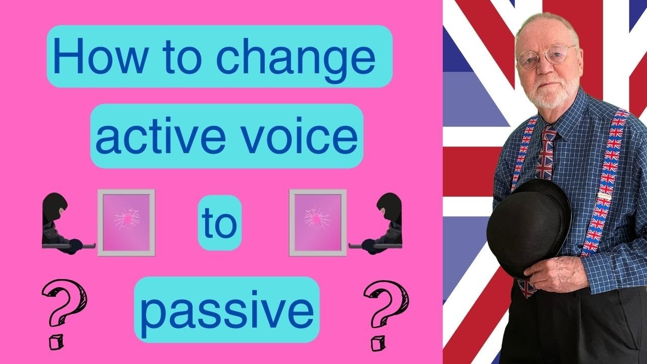 How to change active to passive voice - YouTube