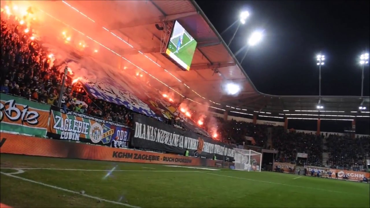 E: Zagłebie Lubin - Legia Warszawa [Fans & Pyro]. 2017-03-03 - YouTube