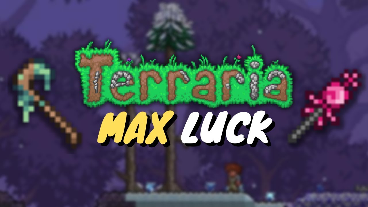 Terraria, But With MAX LUCK! *LIVE* - YouTube