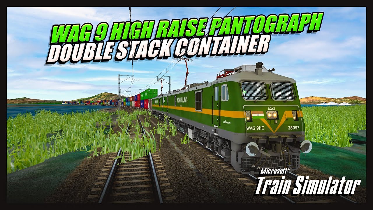 TWIN WAG 9 HIGH RISE PANTOGRAPH ACTION WITH DOUBLE STACK CONTAINER ON ...