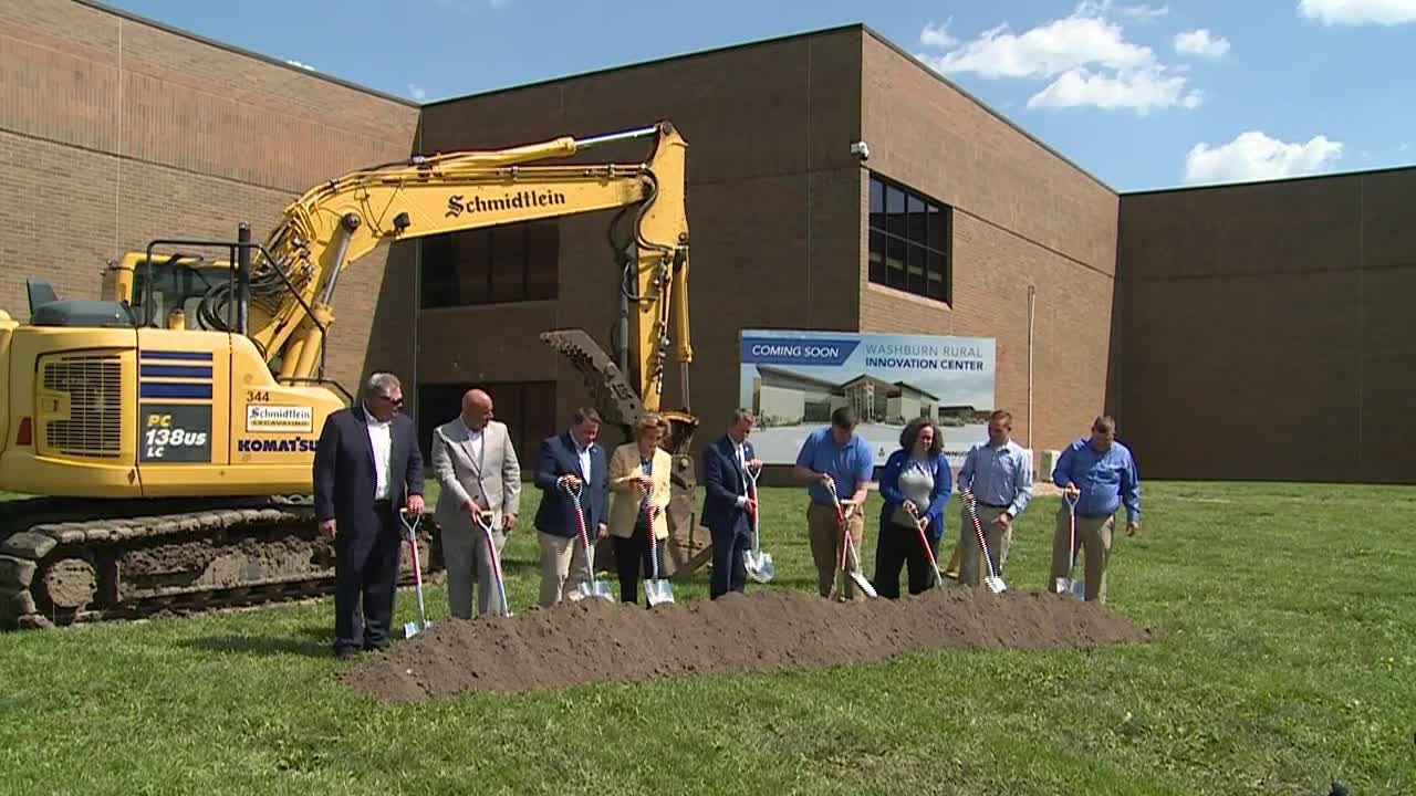 Washburn Rural breaks ground on innovation center - YouTube