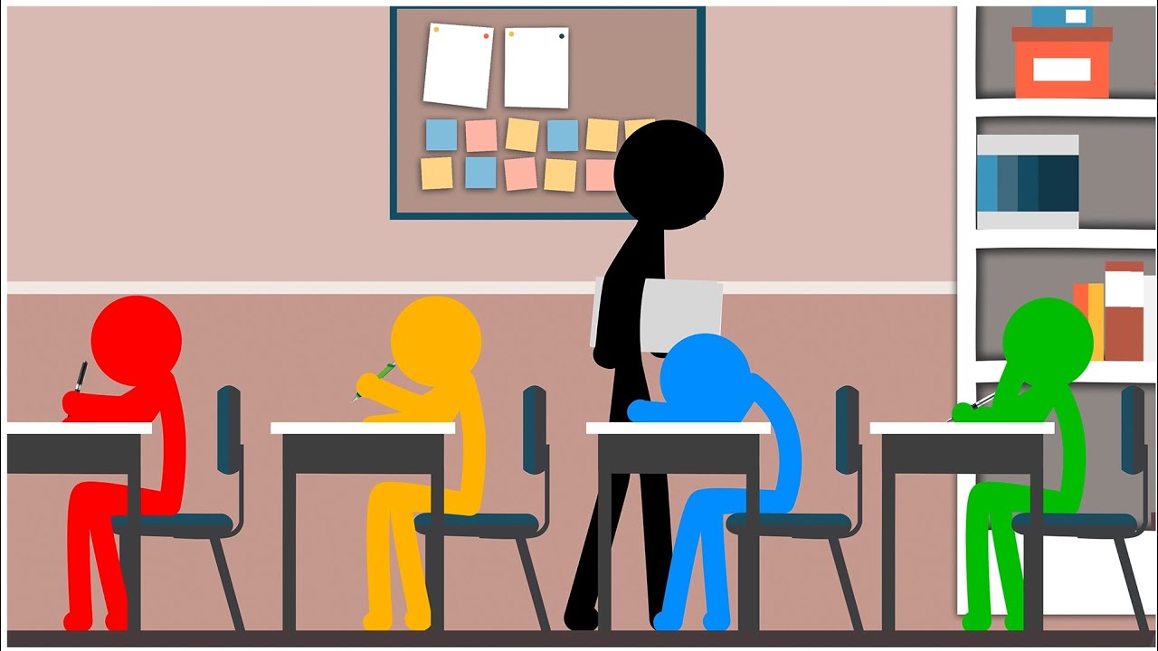The Exams (stick figure animation) - YouTube