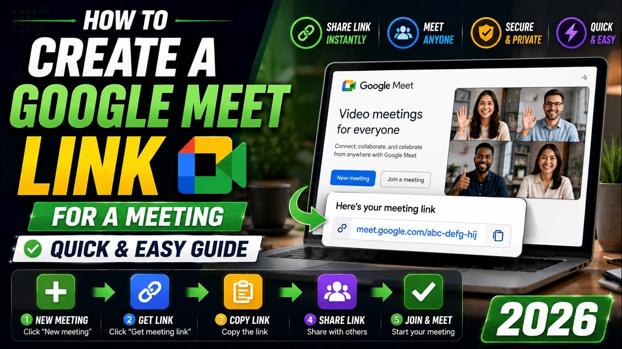 How to Create a Google Meet Link for a Meeting – Quick & Easy Guide ...