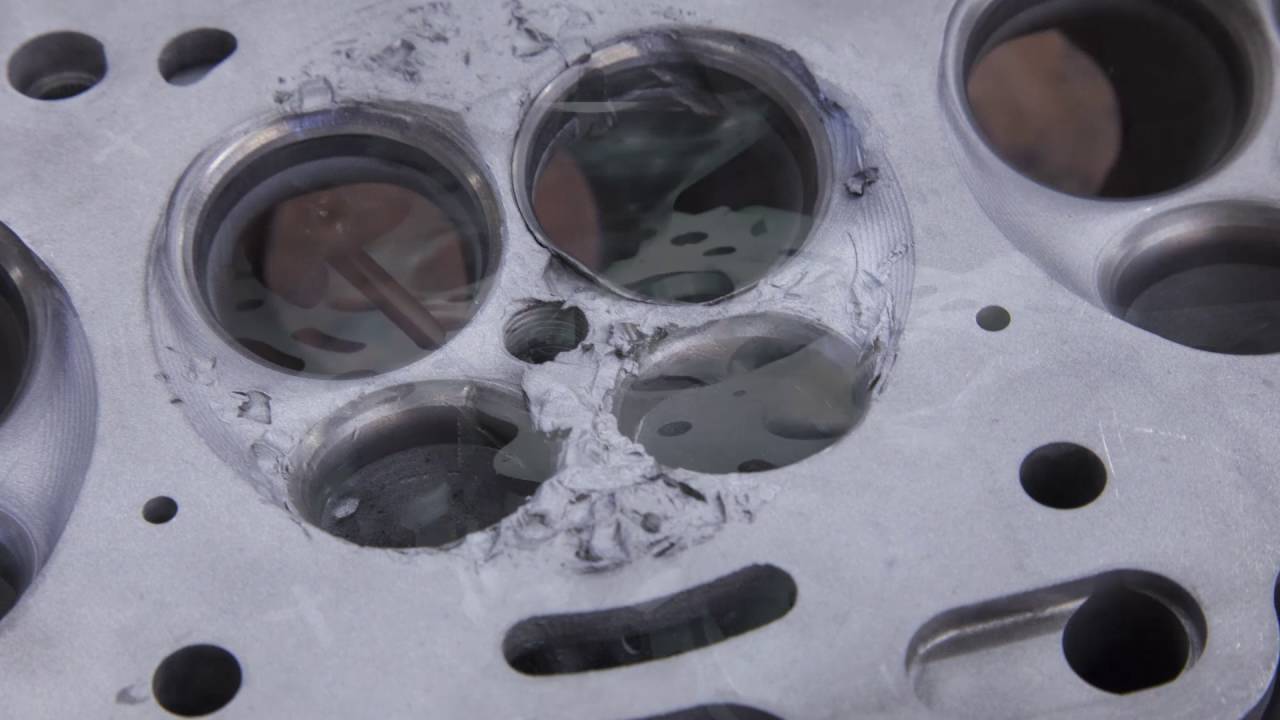 Millennium Technologies' CNC Combustion Chamber Repair - YouTube