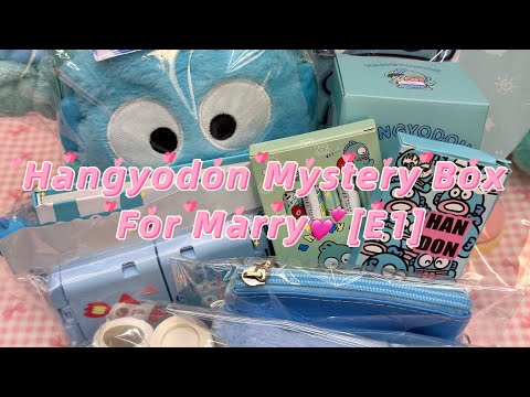 Let pack a Hangyodon Mystery Box for Marry🩵#sanrio #luckyscoop #packingorders #kawaii #unboxing 