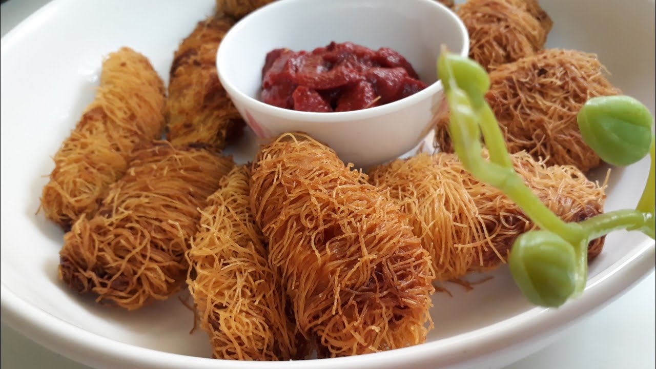 Trending Chicken kunafa||Khataif Chicken||Middle Eastern Recipe||Arabic ...