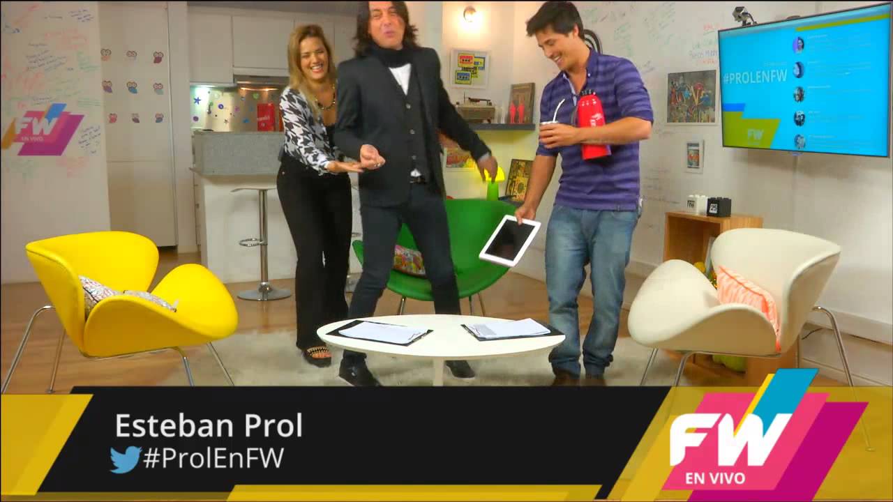 ¡Esteban Prol en nuestro living! - YouTube