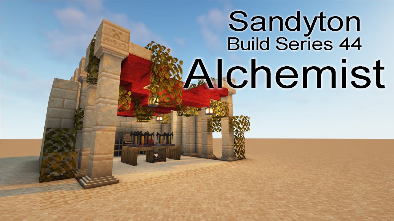 Modded Minecraft Minecolonies: Sandyton Build Series 44 - The Alchemist ...
