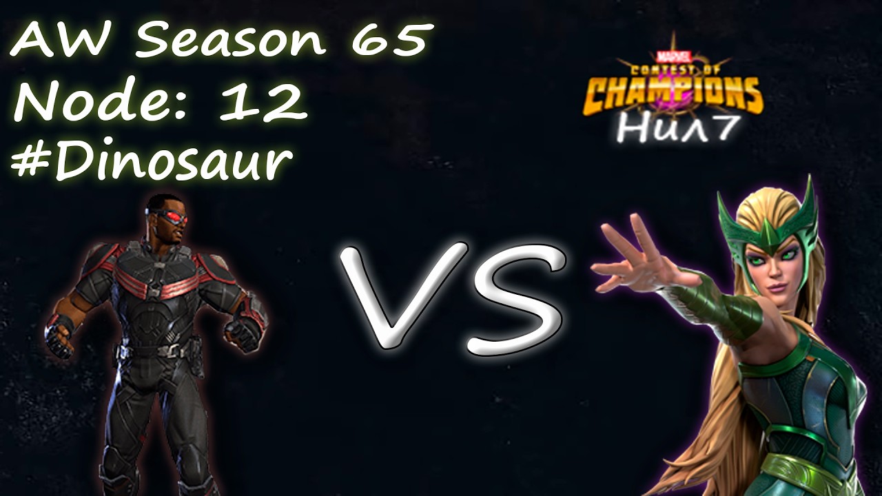 Mcoc AW Node 12 R4 Falcon VS R4 Enchantress - YouTube