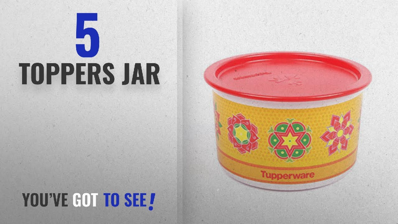 Top 10 Toppers Jar [2018]: Tupperware One Touch Topper 950 ml 1 pc ...