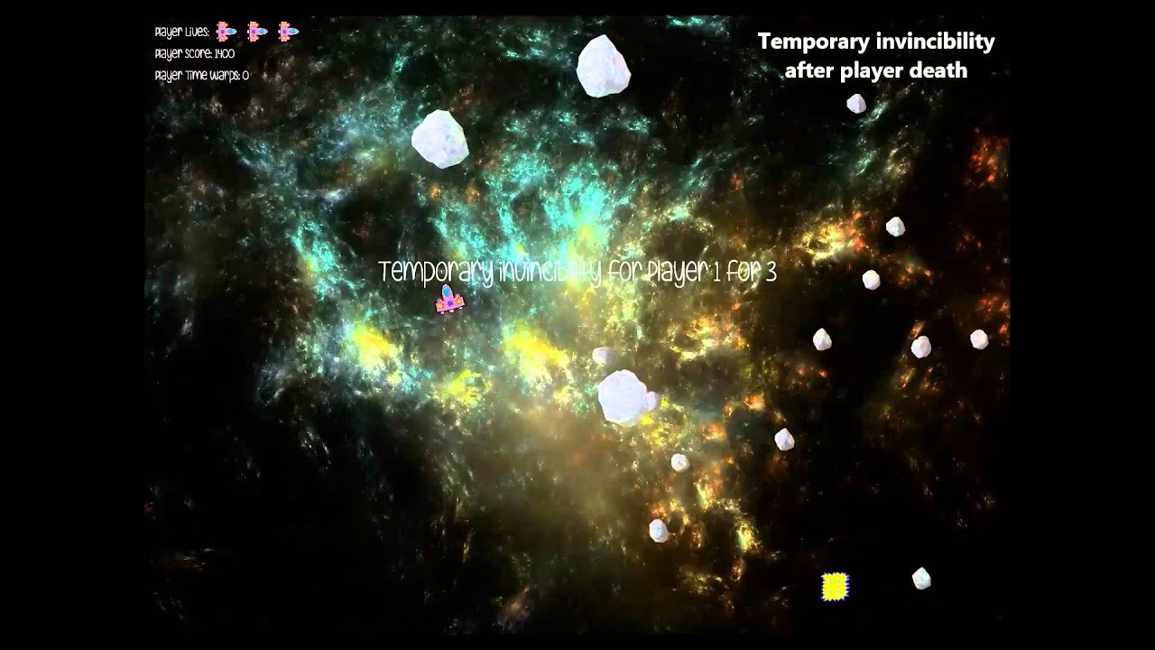 Allegro 5 Asteroids Clone - YouTube