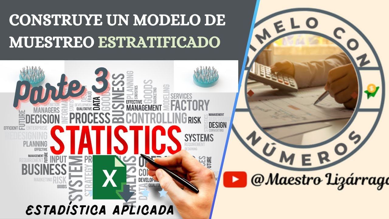 CONSTRUYE UN MODELO DE MUESTREO ESTRATIFICADO EN EXCEL - YouTube