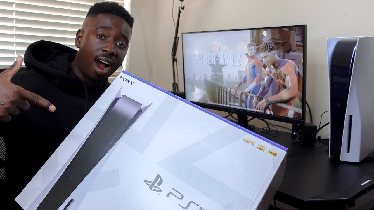 I Just Bought a PS5 || PS5 Unboxing and Setup - YouTube