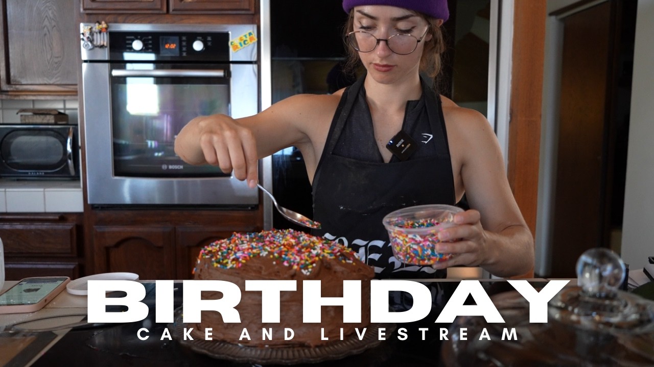BIRTHDAY CAKE BAKING & PARTY TIME - YouTube